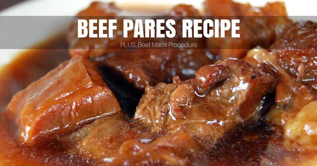 Home-Based Food Business Idea: Beef Pares And Pares Mami