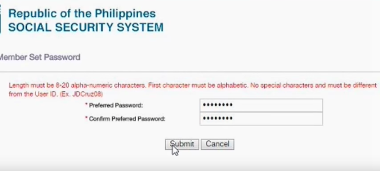 How To Register For An SSS Online Account