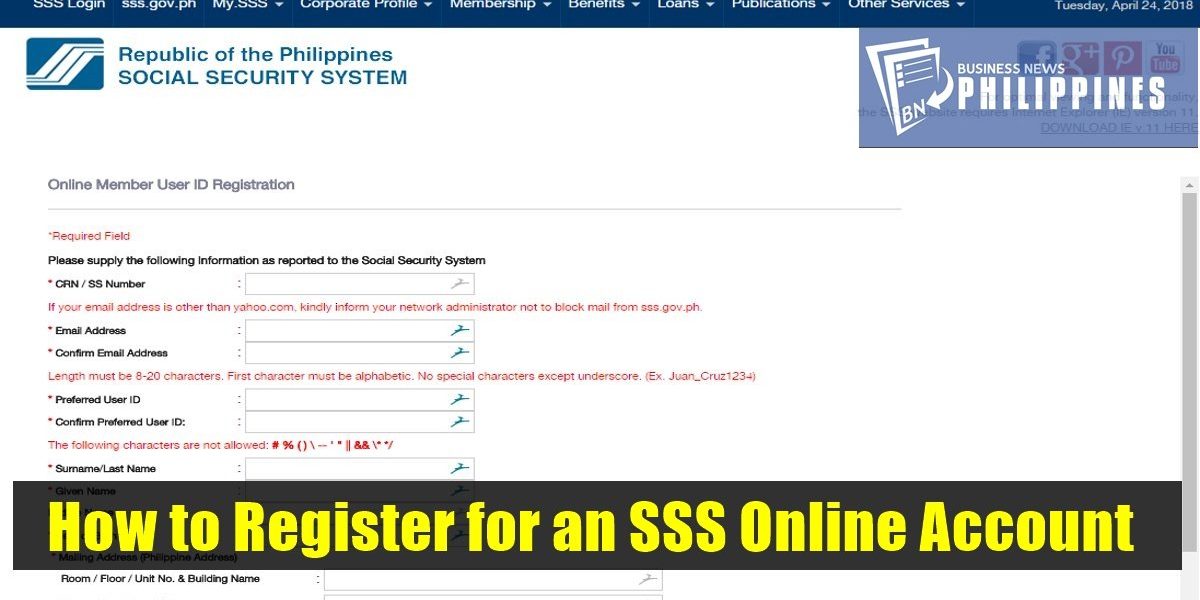 Guide To Sss Registration Archives - Business News Philippines