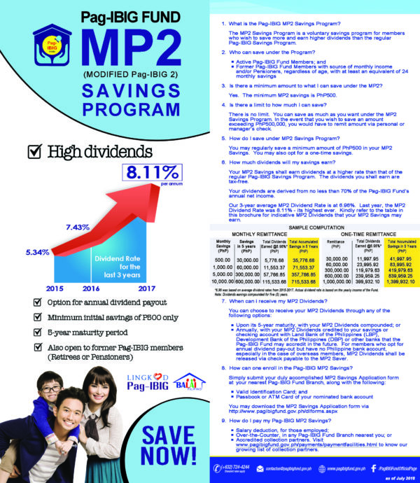 Earn High Dividends in 2019 by Saving Money with Modified Pag-IBIG II ...