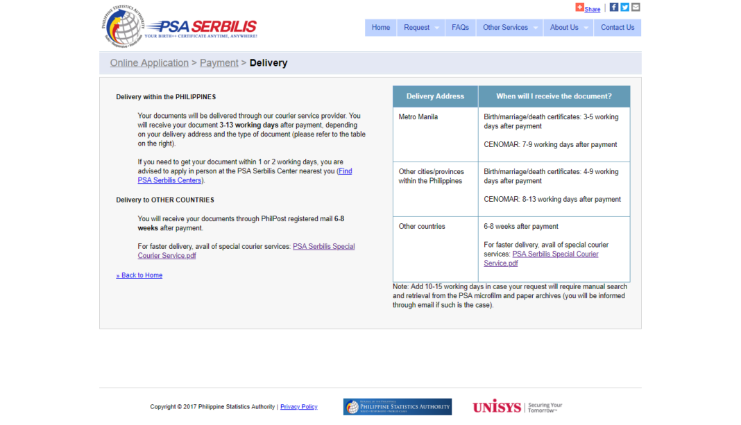 Get Your Birth Certificates And Other Documents Online From PSA’s ...