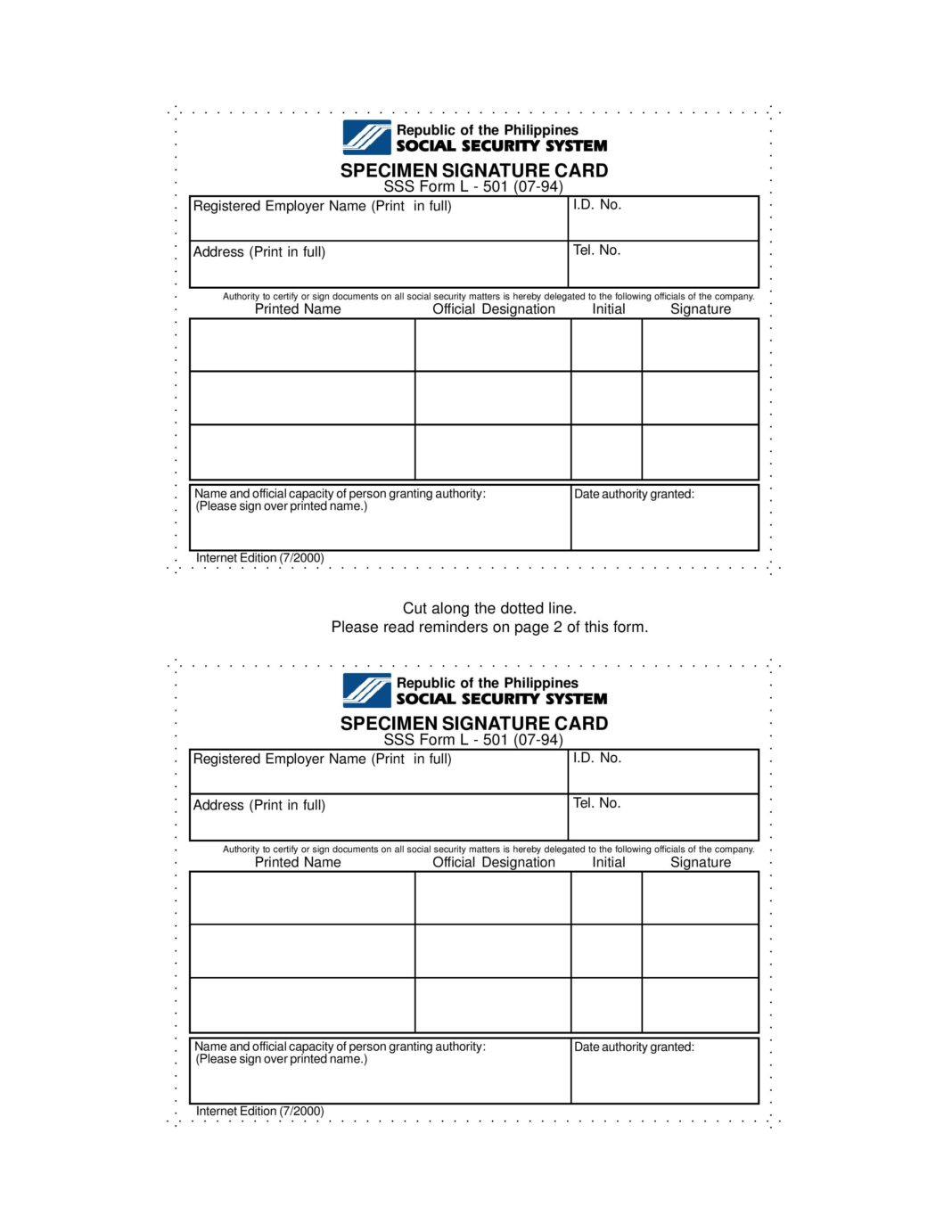 Register As An Employer Under The SSS