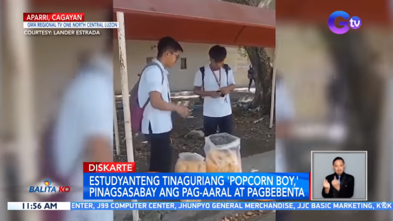 Popcorn Boy Earns Praise For Supporting Self In College